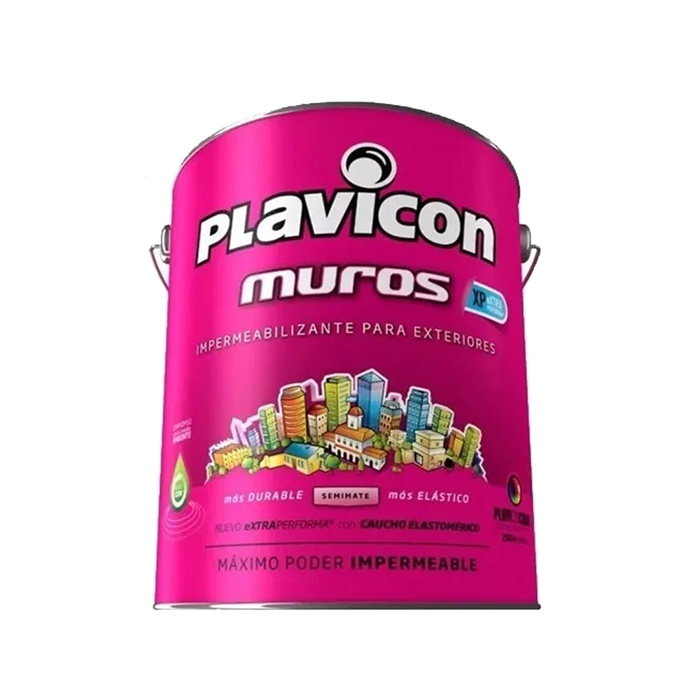 Plavicon - Impermeabilizante muros xp blanco 25 kg