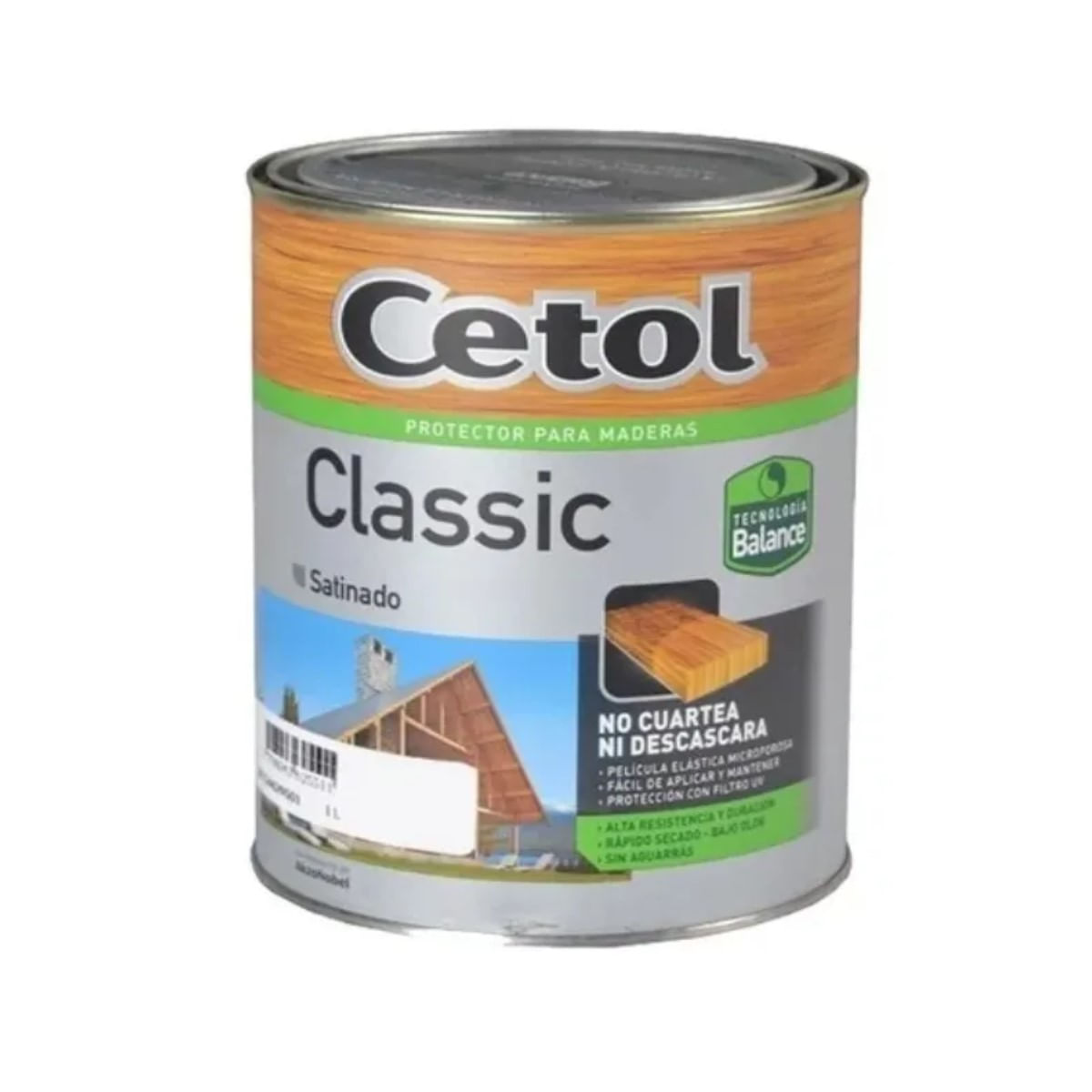 Cetol - Impregnante maderas al agua satinado cedro 1 l