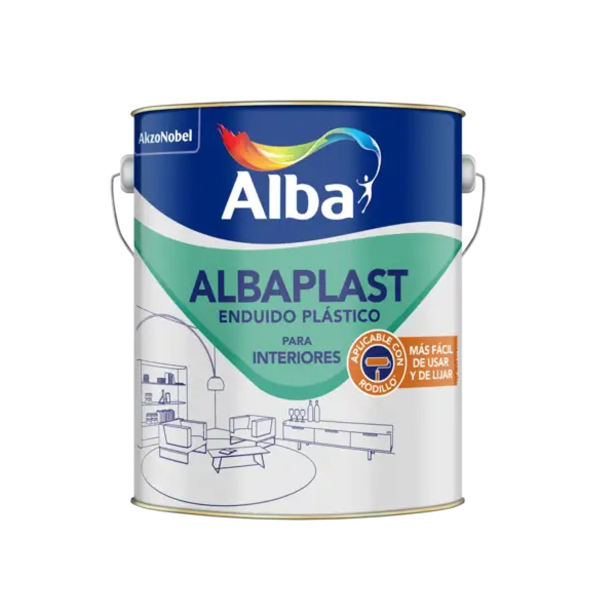 Alba - Albaplast enduido plastico para interiores 1 L