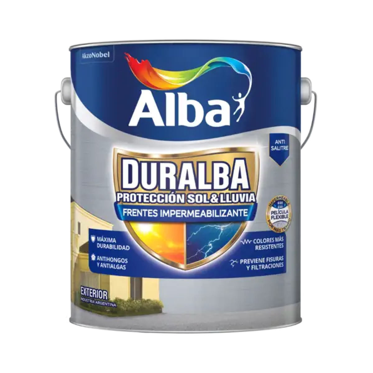 Alba - Duralba Frentes impermeabilizante gris cemento 20 L